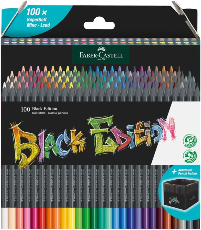 Faber-Castell Black Edition | Avis crayons de couleur | PixelSecret
